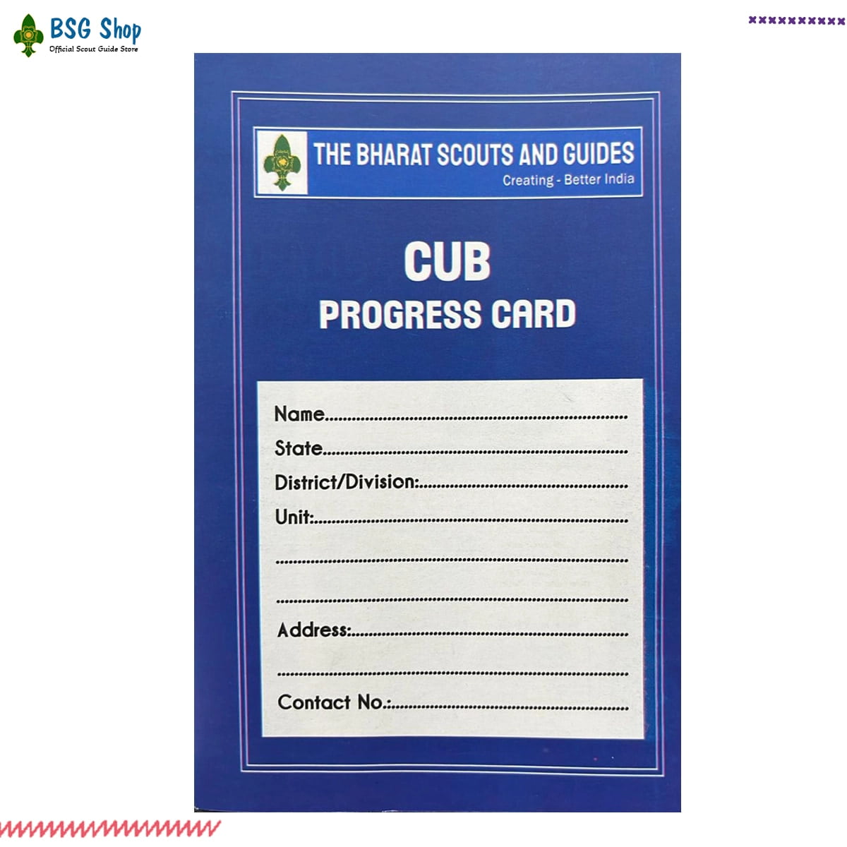 Progress Card - Cub